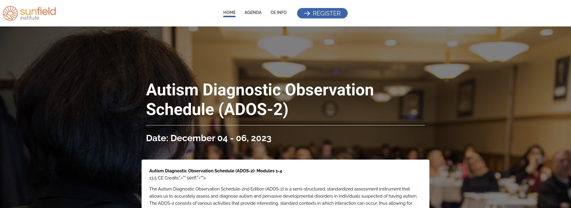 Autism Diagnostic Observational Schedule Autism Diagnostic Observation